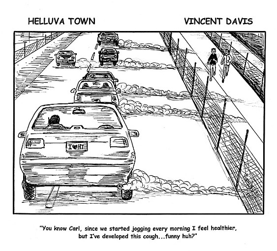 Another “Helluva Town” Comic by Vincent Davis - Defenestration